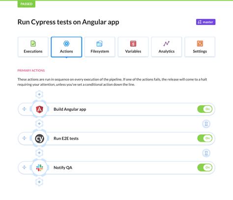 new feature run e2e tests with buddy the devops