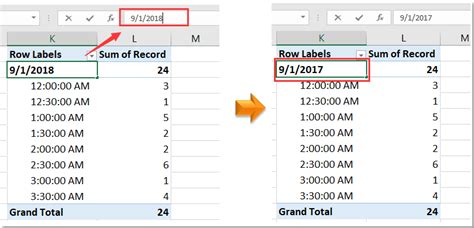 how to rename group or row labels in excel pivottable