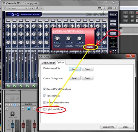 why can t i use cakewalk tts 1 for instruments instruments and effects