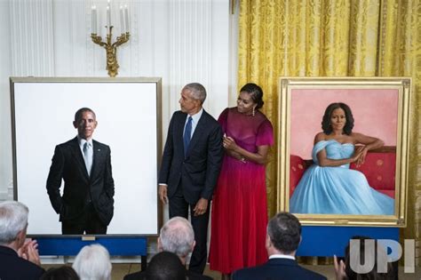 Photo Official Portraits Of Obamas Unveiled At The White House