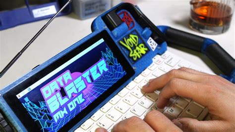 the data blaster hacker cyberdeck for a dystopian future piday