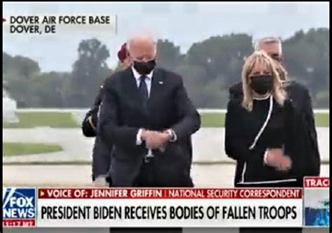 Biden Appears To Check His Watch During Dignified Transfer Of Fallen