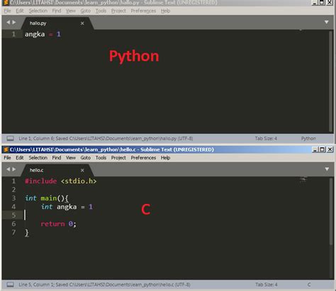 python part 8 cara membuat variabel