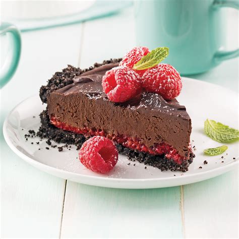 Chocolate Raspberry Pie 5 Ingredients 15 Minutes