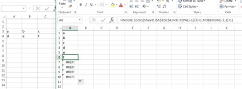 vba how can i move data from multiple columns and multiple rows to 1