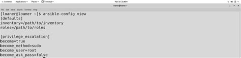 managing ansible configuration files
