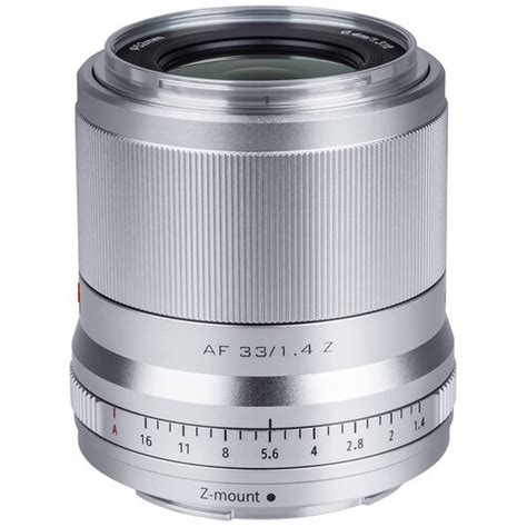 Viltrox Af 33mm F 1 4 Nikon Z Srebrny Obiektyw Niskie Ceny I Opinie W