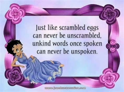☮ ° ♥ ˚ℒℴѵℯ Cjf Betty Boop Quotes Betty Boop Birthday Unkind Words