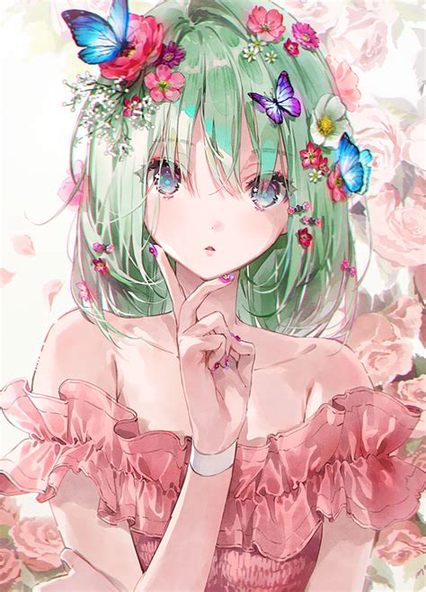 Share 80 Green Anime Girl Super Hot In Cdgdbentre