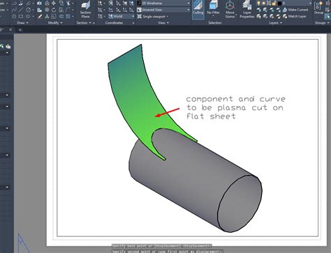 solved unfolding a solid cylinder autodesk community