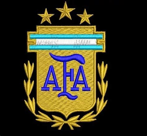 Matriz Escudo Afa 3 Estrellas Bordado Argentina Campeon Mebuscar