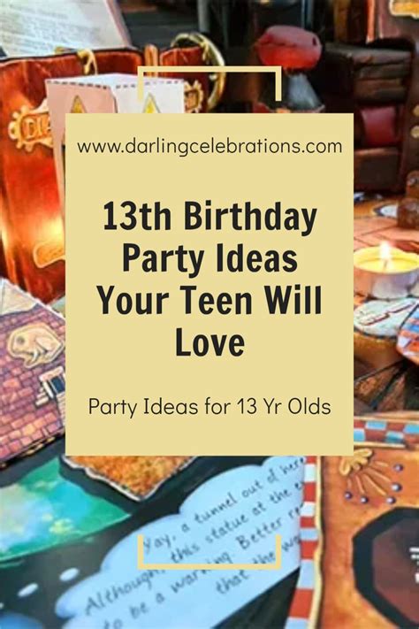 13th Birthday Party Ideas For Your Teen Fun And Easy Diy Ideas