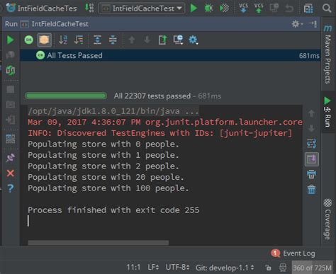 java intellij idea doesn t report tests that throws exceptions junit