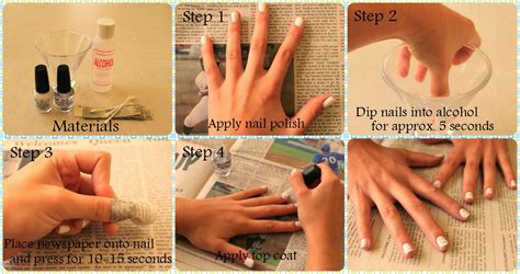 diy newspaper nails tutorial diy and crafts