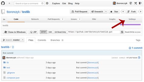 php master listing packages on packagist for composer