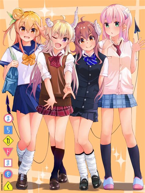Yoshida Yuuko Chiyoda Momo Lilith And Hinatsuki Mikan Machikado