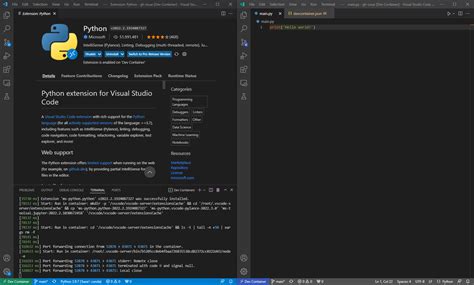 interpreter selector does not appear in insider microsoft vscode python