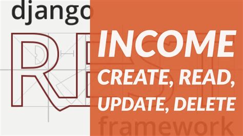 django rest framework generic views serializers and crud
