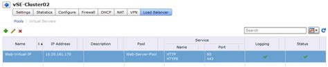 load balancing using vcloud networking and security 5 1 edge vmware