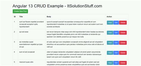 angular 13 crud application example tutorial