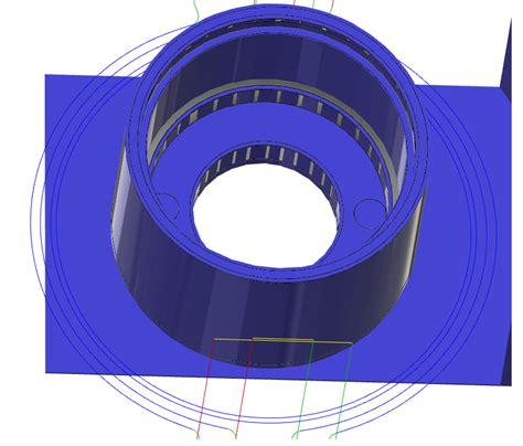 solved 2d countour first roughing pass doesn t match stepover