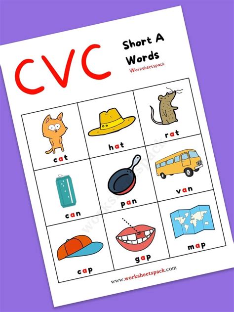 Free Printable Cvc Words Worksheets Deep Discounts Gbu