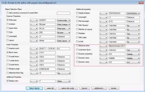 solved select dynamic block by visibility parameter state autodesk