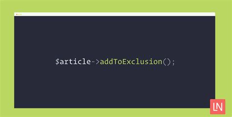 exclude model entities from eloquent with the laravel