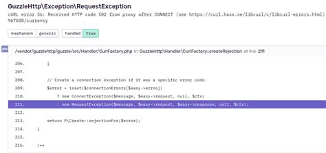 facade doesn t wrap guzzle s requestexception · issue 36763