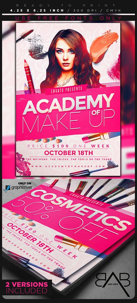 Makeup Artist Flyer Template Free