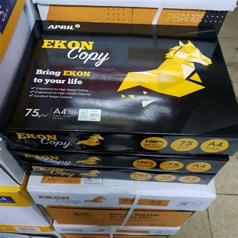 Jual Kertas Hvs Ekon Copy 75 Gr Gram A4 Paper Foto Copy Print Printer