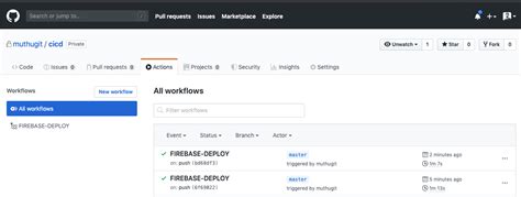 steps to auto firebase deployment using github actions ci cd