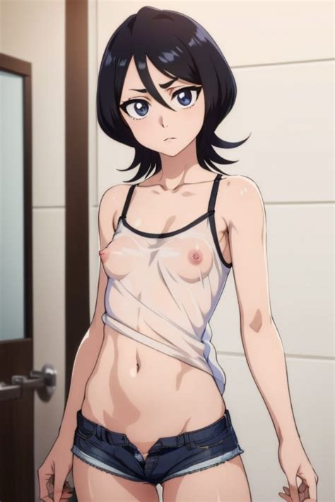 Rule 34 1girls Ai Generated Artist Request Black Hair Bleach Kuchiki