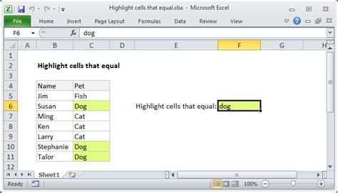 excel resaltar celdas que equivalen a un texto trujillosoft