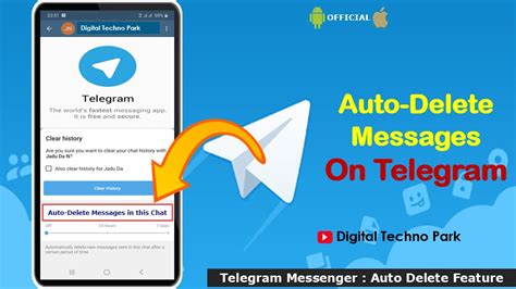 how to enable auto deleting message in telegram how to auto delete