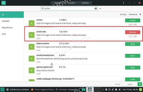 how to install balena etcher on manjaro linux linux shout