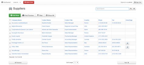 displaying 2 tables in one page web database applications in minutes
