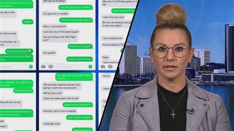 Woman Gets 100 Texts From Airline Employee During Flight Creepy Video
