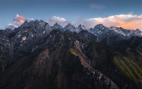 日照金山·玉龙雪山摄影作品 自然风光摄影图片 500px摄影社区