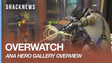 Overwatch All Of Anas Cosmetic Items Skins Emotes Victory Poses