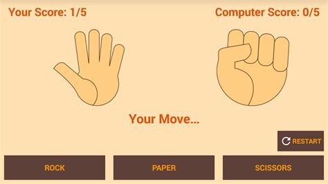 rock paper scissors android game source code by stefanjo codester