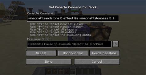 minecraft execute command telegraph
