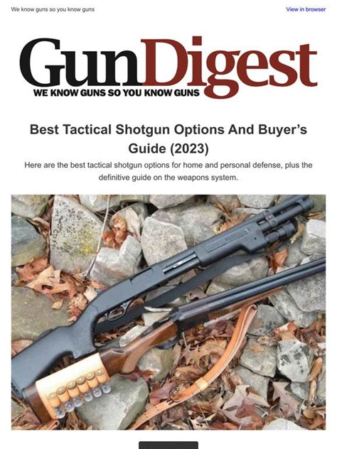 Best Tactical Shotgun Options And Buyers Guide