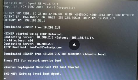 the boot configuration data for your pc is missing or contains errors pxe