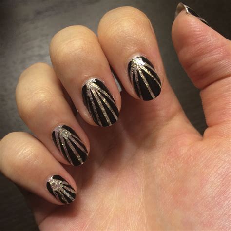 Fireworks Nail Art Popsugar Beauty