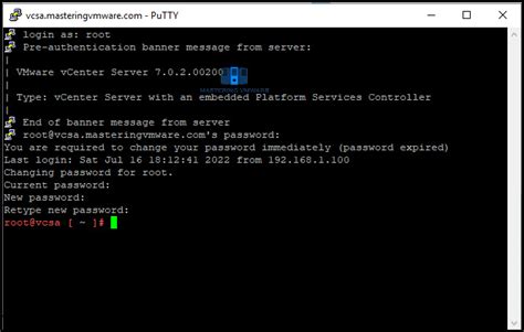 vcsa error exception in invoking authentication handler user password