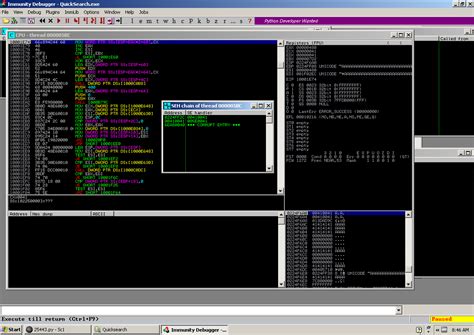 quick search 1 1 0 189 buffer overflow seh windows dos exploit