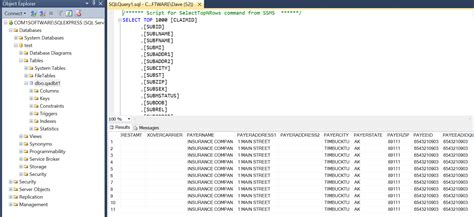 database parser training