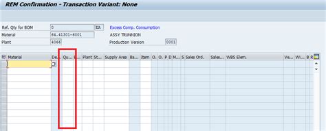 mfbf disable quantity field assembly backflush sap blogs
