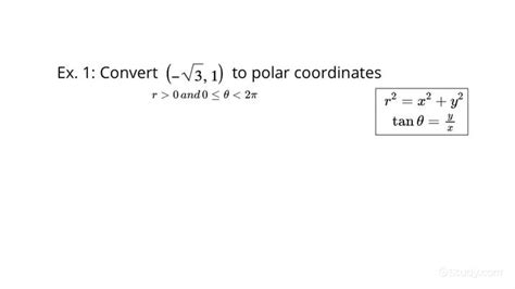 Converting Rectangular Coordinates To Polar Coordinates With Special